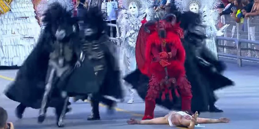 Carnaval en Sao Paulo: Escuela de samba muestra al diablo “venciendo” a ...