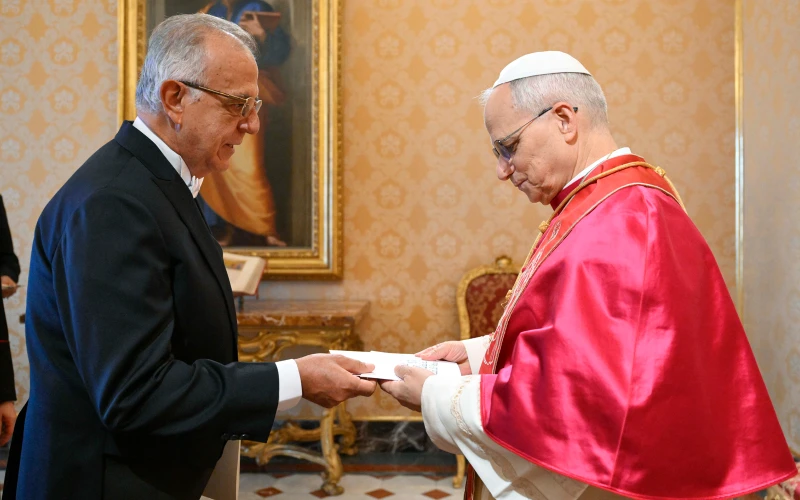 El Papa León XIV recibe las cartas credenciales del nuevo embajador de Colombia