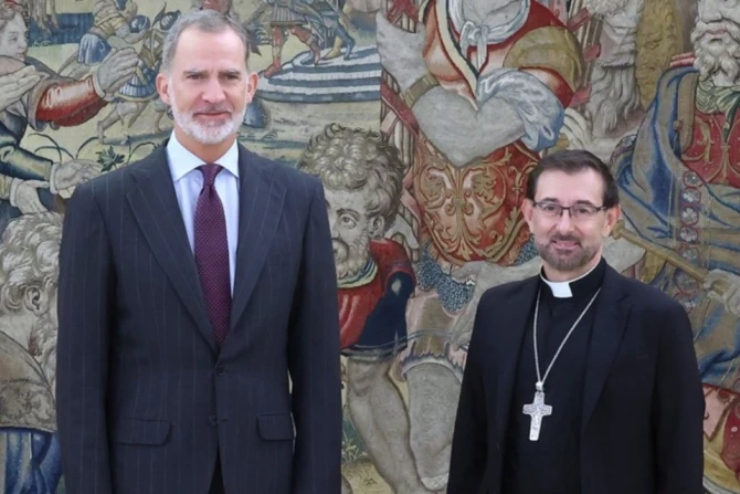 El Rey de España recibe al Arzobispo de Madrid, Cardenal José Cobo | ACI Prensa