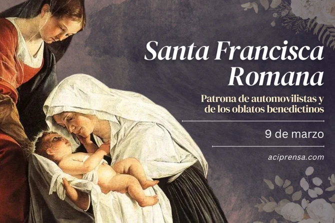Santo del día 9 de marzo: Santa Francisca Romana. Santoral católico ...