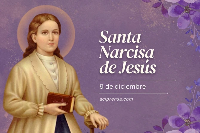 Santo del día 9 de diciembre: Santa Narcisa de Jesús. Santoral católico ...