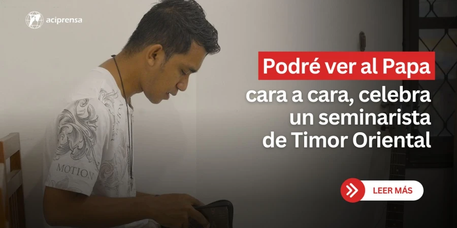 Seminarista en Timor Oriental: Podré ver al Papa Francisco cara a cara ...